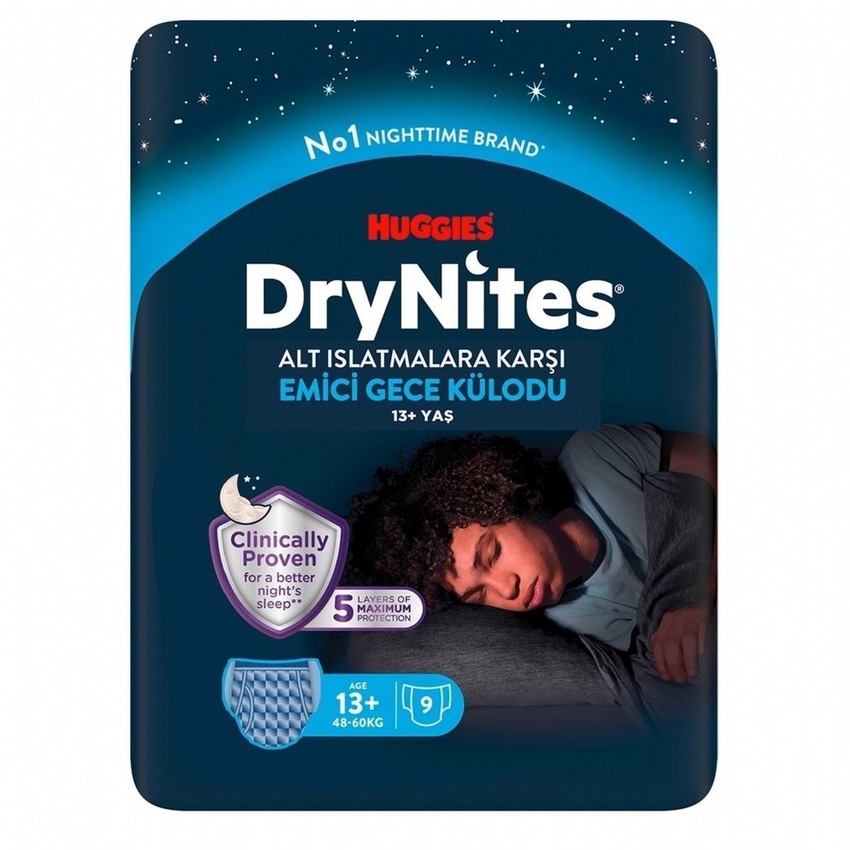 Huggies Drynites Gece Külodu Erkek 13+ Yaş 48-60 Kg 9 Adet | Külot ...